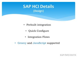 Build future with SAP HCI | PPTX | Cloud Computing | Internet