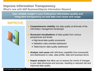 Sap information steward | PDF