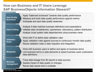 Sap information steward | PDF