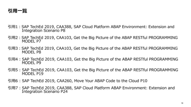 ABAPも進化が止まらない! ABAP RESTful Programming Model | PDF