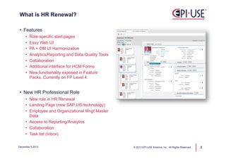 Unleash SAP Self Services with HR Renewal | PPT