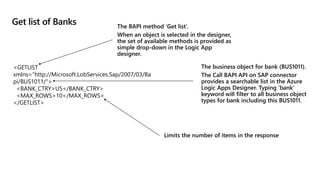 SAP integration sample payloads for Azure Logic Apps | PPTX