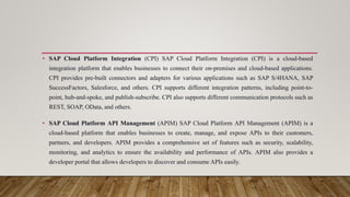 What Are The Elements Of The SAP Integration Suite? | PPT