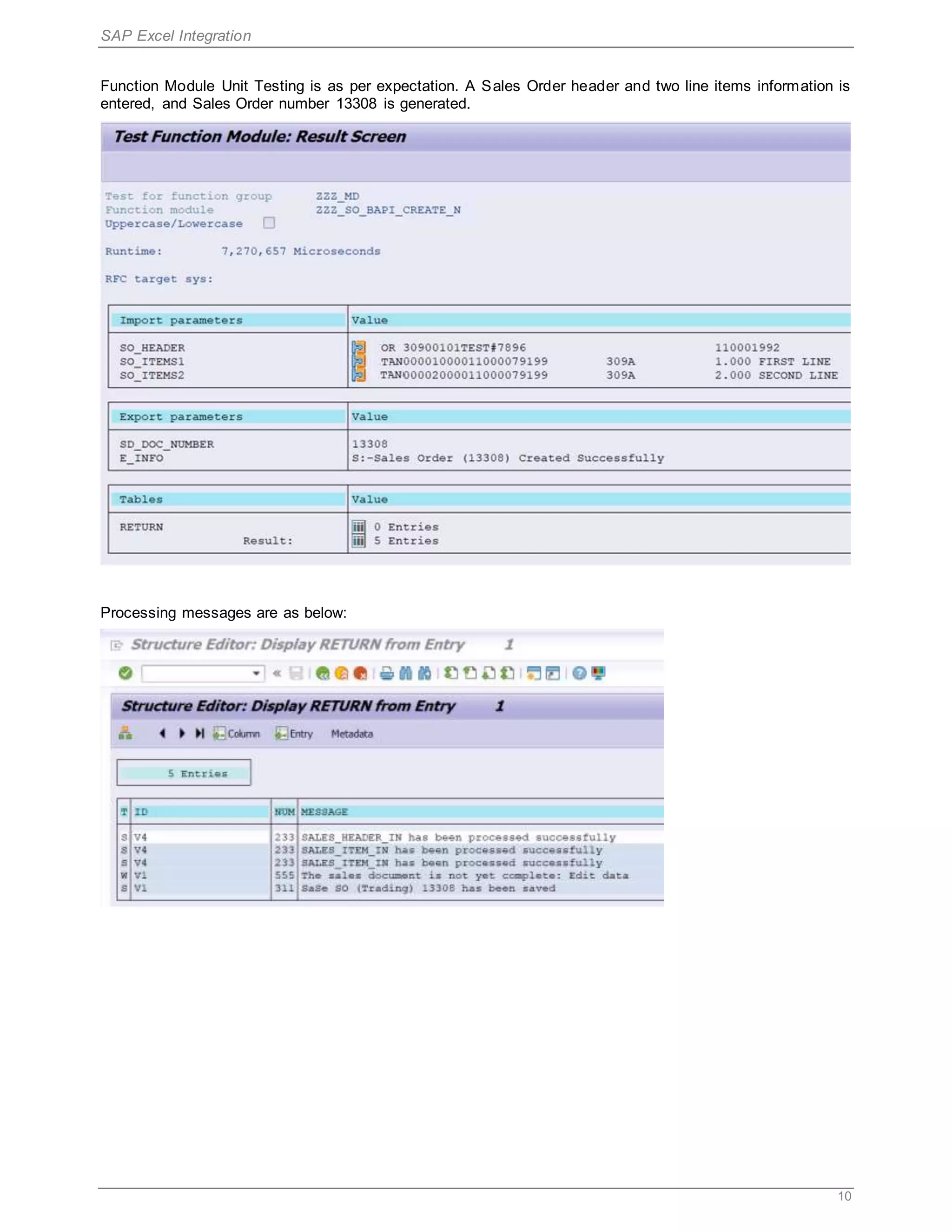 Sap Integration With Excel Advanced Guide Doc Programming