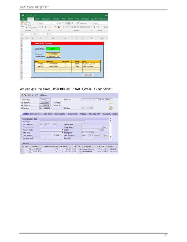 Sap Integration With Excel Advanced Guide Doc Programming