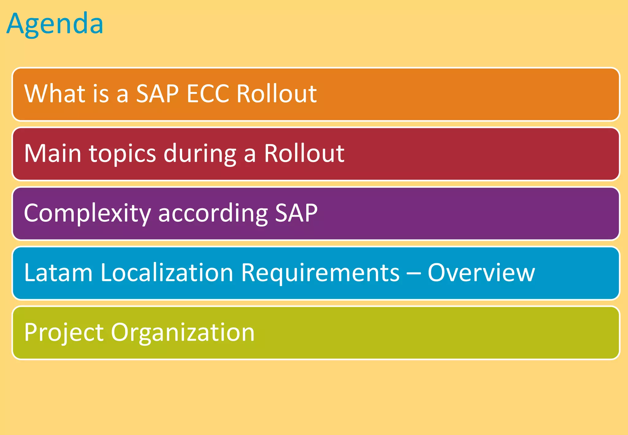 Sap international rollouts | PPTX | Business | Business and Finance