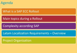 Sap international rollouts | PPTX | Business | Business and Finance