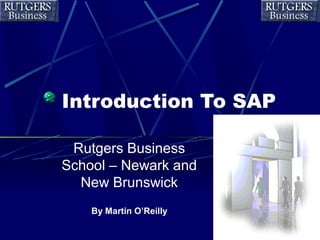 Sap introduction | PPT