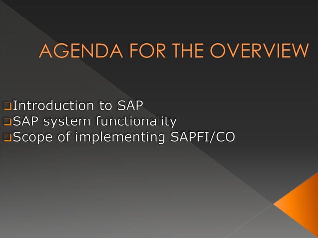 Sap introduction | PPTX