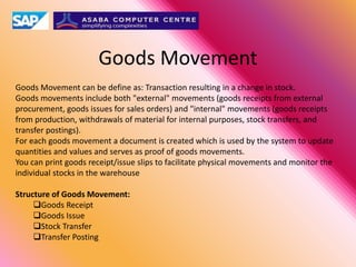 Sap inventory dmi | PPSX