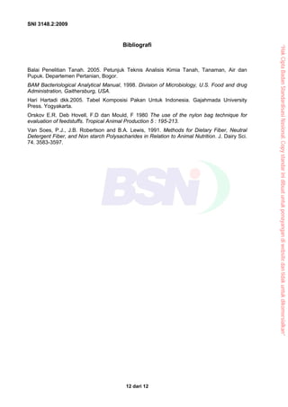 SNI Sapi Potong | PDF