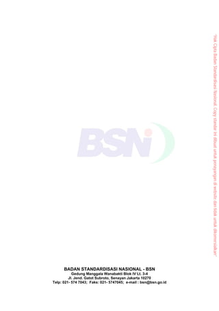 SNI Sapi Potong | PDF