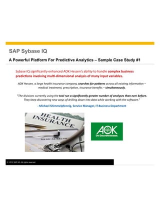Sap iq | PDF