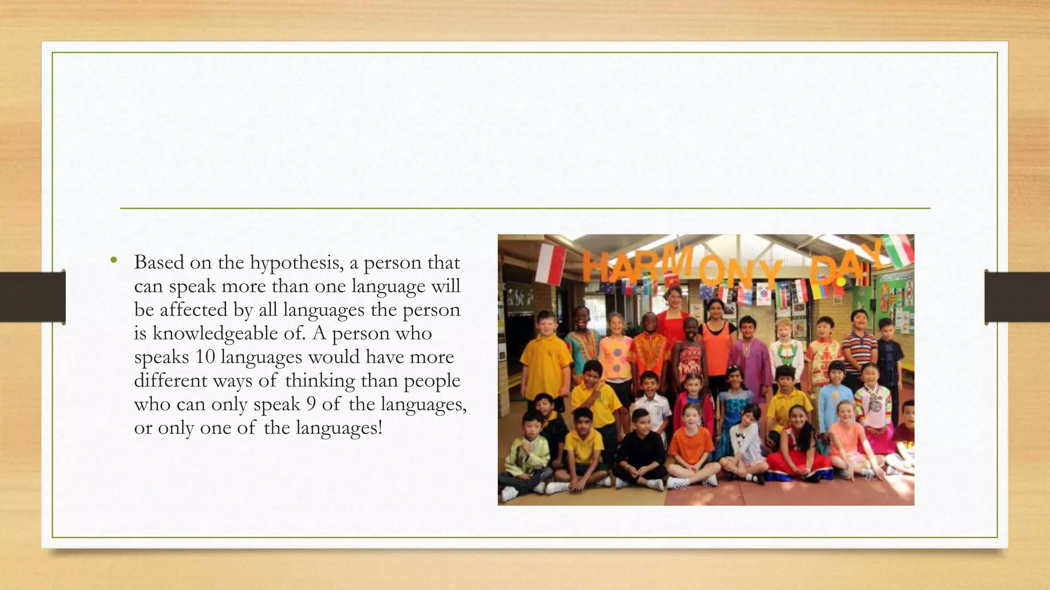 Sapir Whorf Hypothesis | PPTX