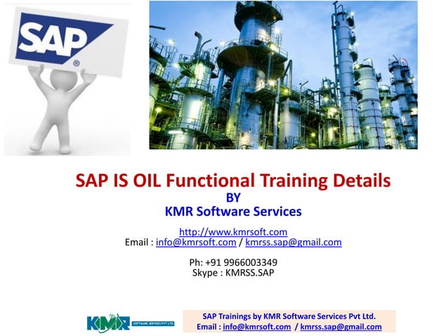 SAP IS Oil and Gas oil Course Content | PPT