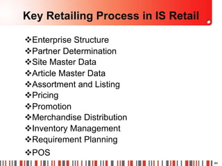 SAP IS RETAIL Overview | PPTX