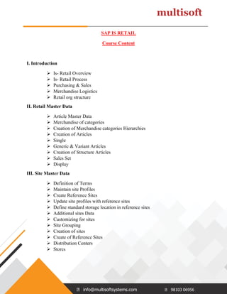SAP IS Retail _Course Content.pdf