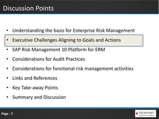 SAP Inside Track 2012 enterprise risk management newman v fx | PPT