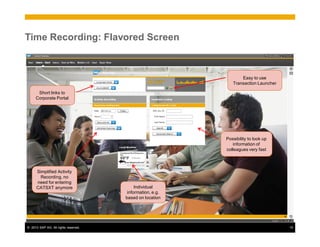 SAP IT session on SAP Screen Personas at TechEd 2013 | PDF