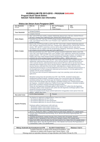 Sap jaringan komputer | PDF