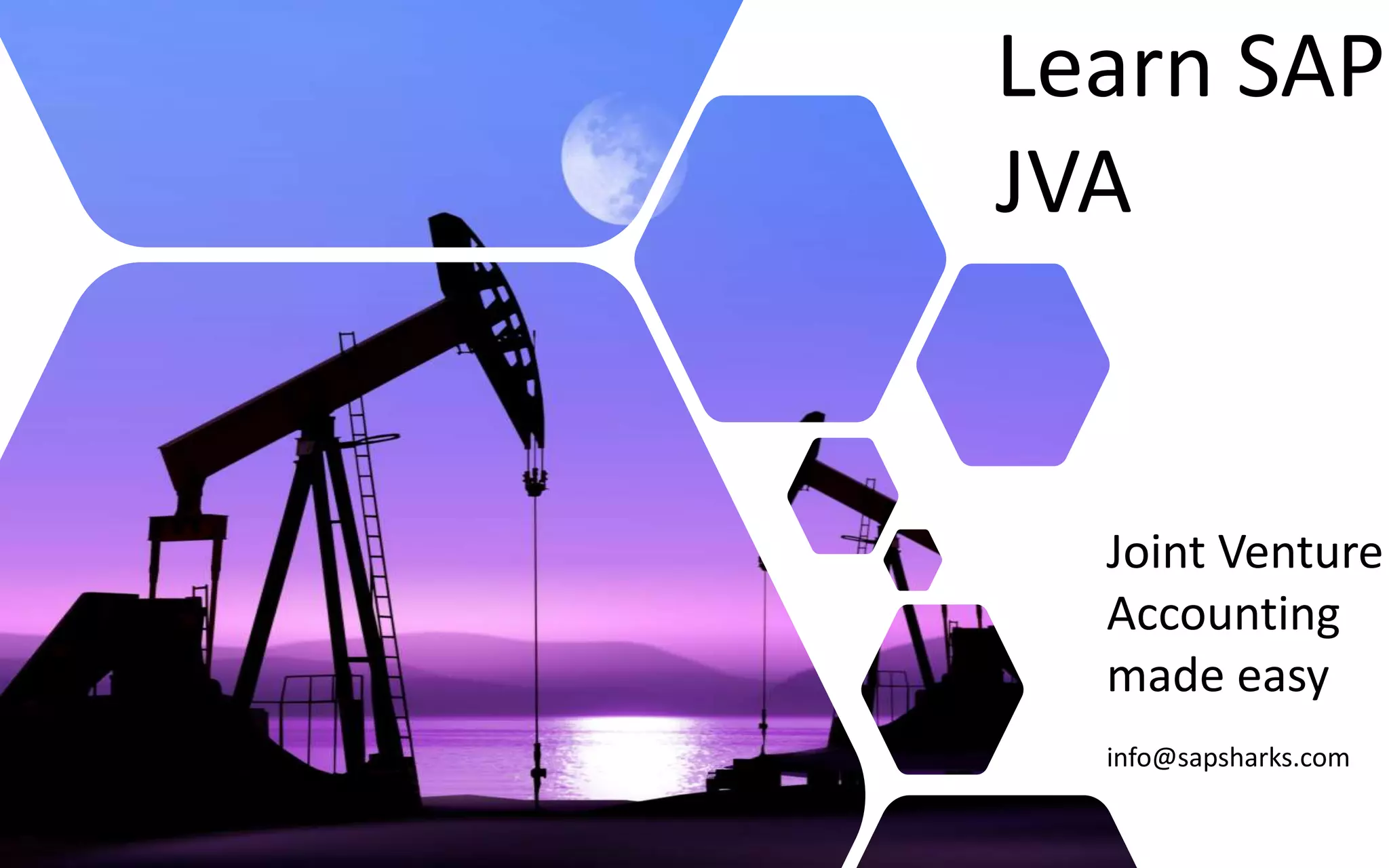 Sap jva training-What is Joint Venture Accounting | PPTX