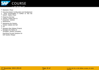 SAP Learning Hub for how to use this and improve | PPT