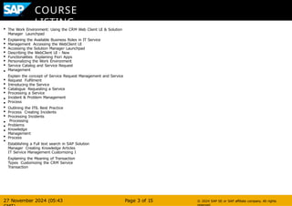 SAP Learning Hub for how to use this and improve | PPT