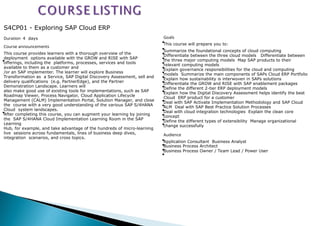 This PPT is for SAP learning overview process | PPT