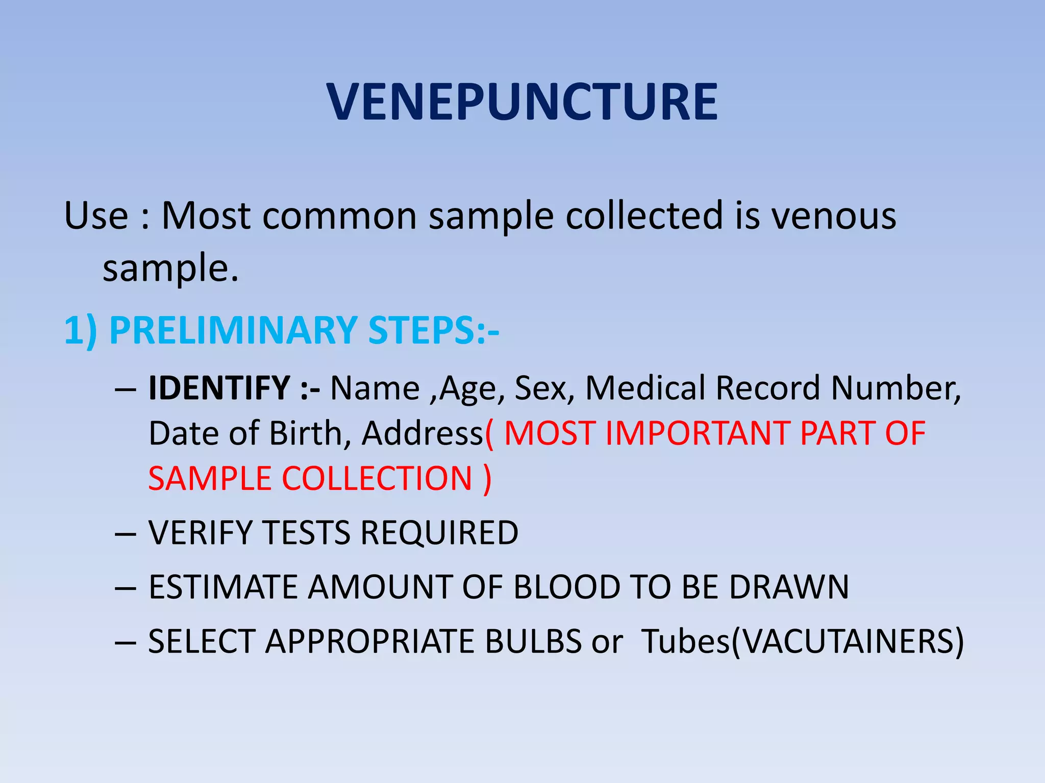 Sample Collection | PPTX | First Aid | Injuries