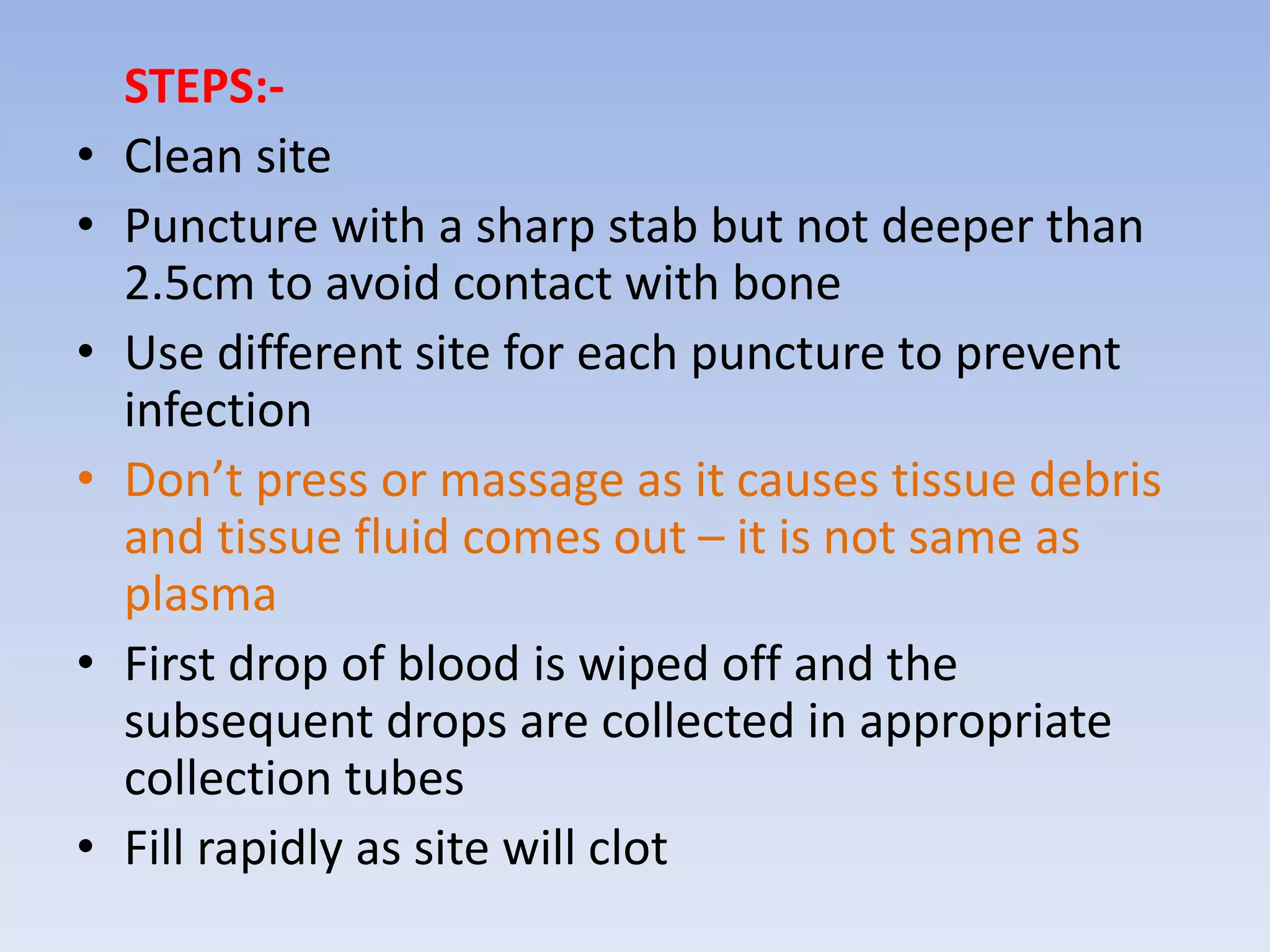 Sample Collection | PPTX | First Aid | Injuries