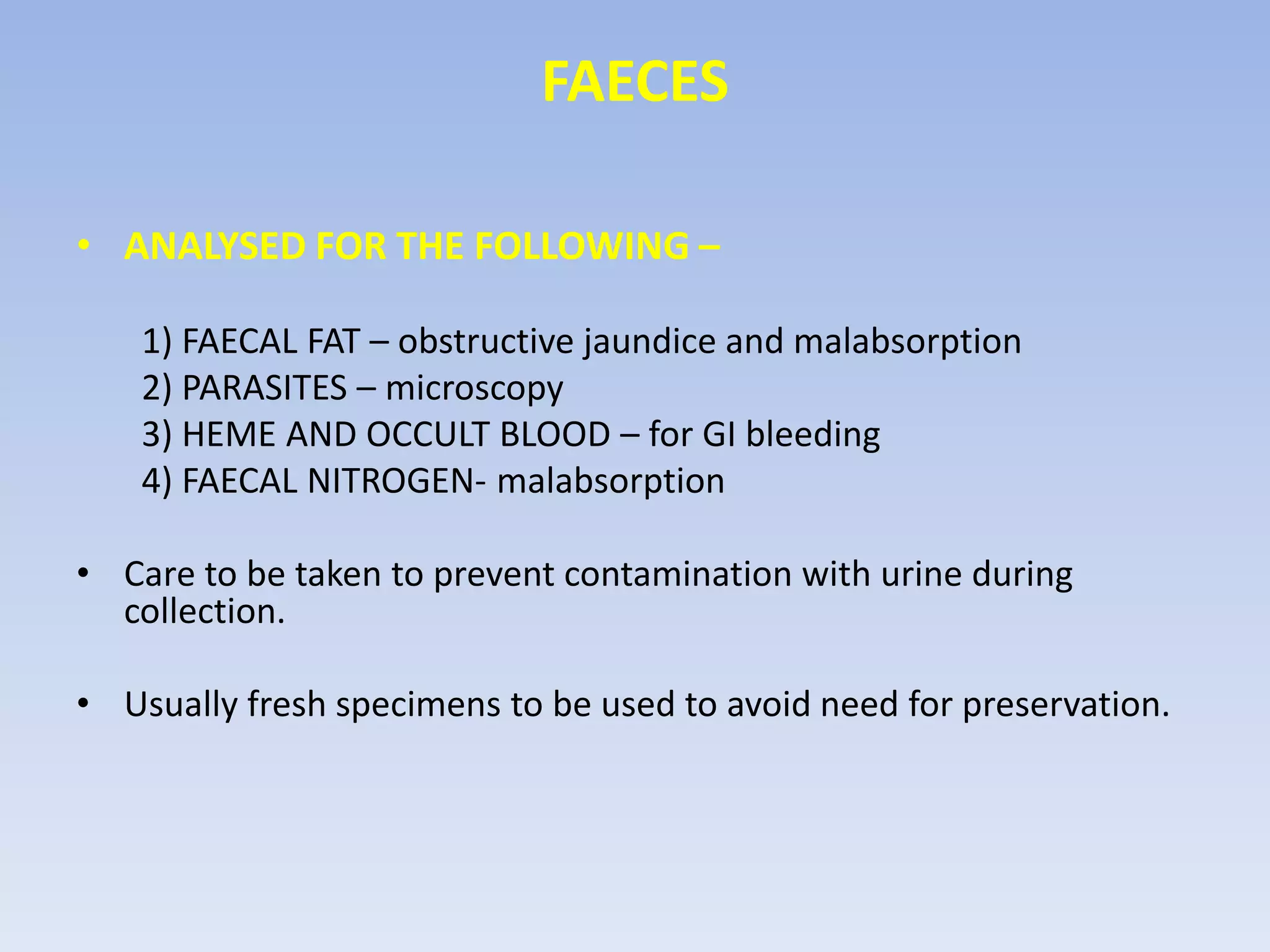 Sample Collection | PPTX