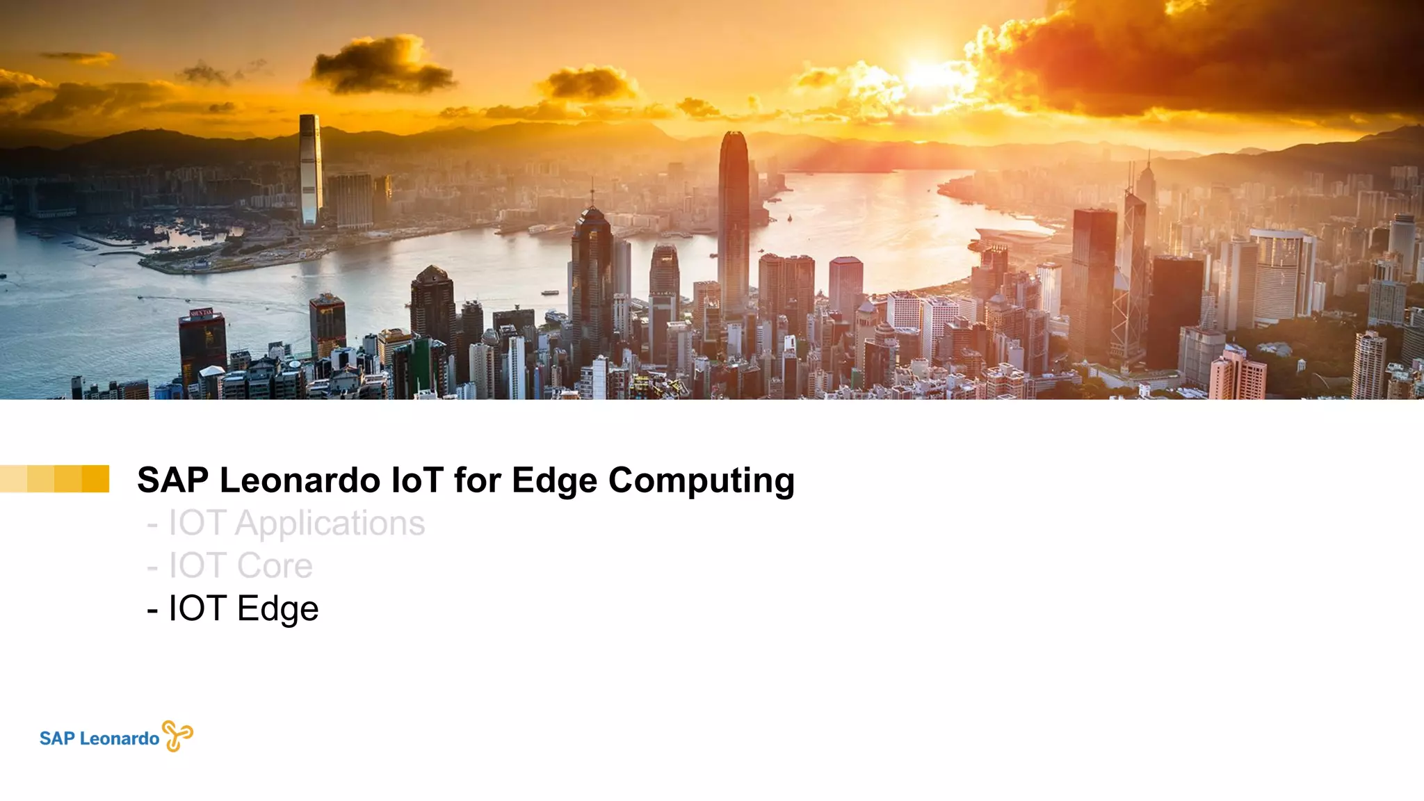 Sap Leonardo IoT Overview | PDF