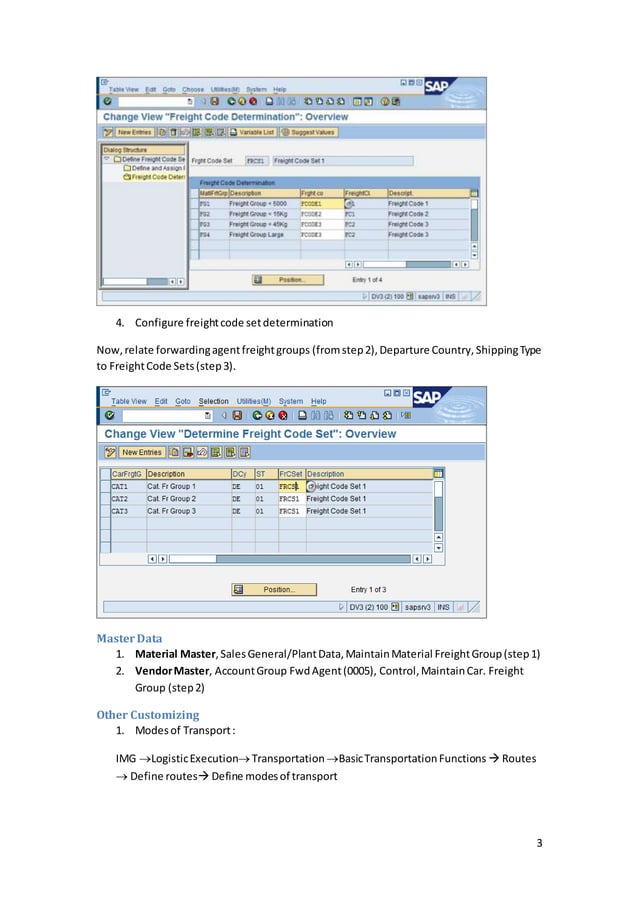 Sap LE transportation management | PDF