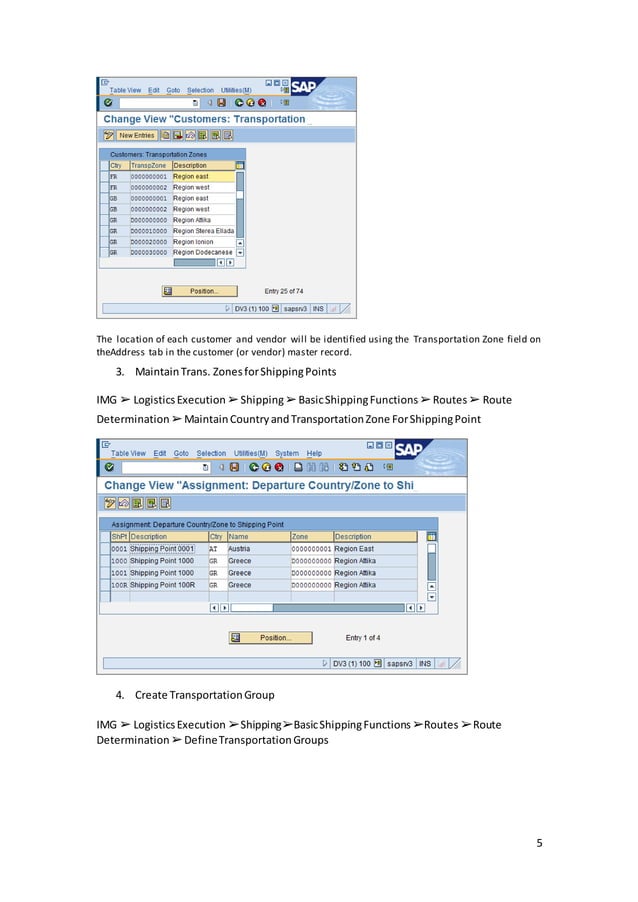 Sap LE transportation management | PDF