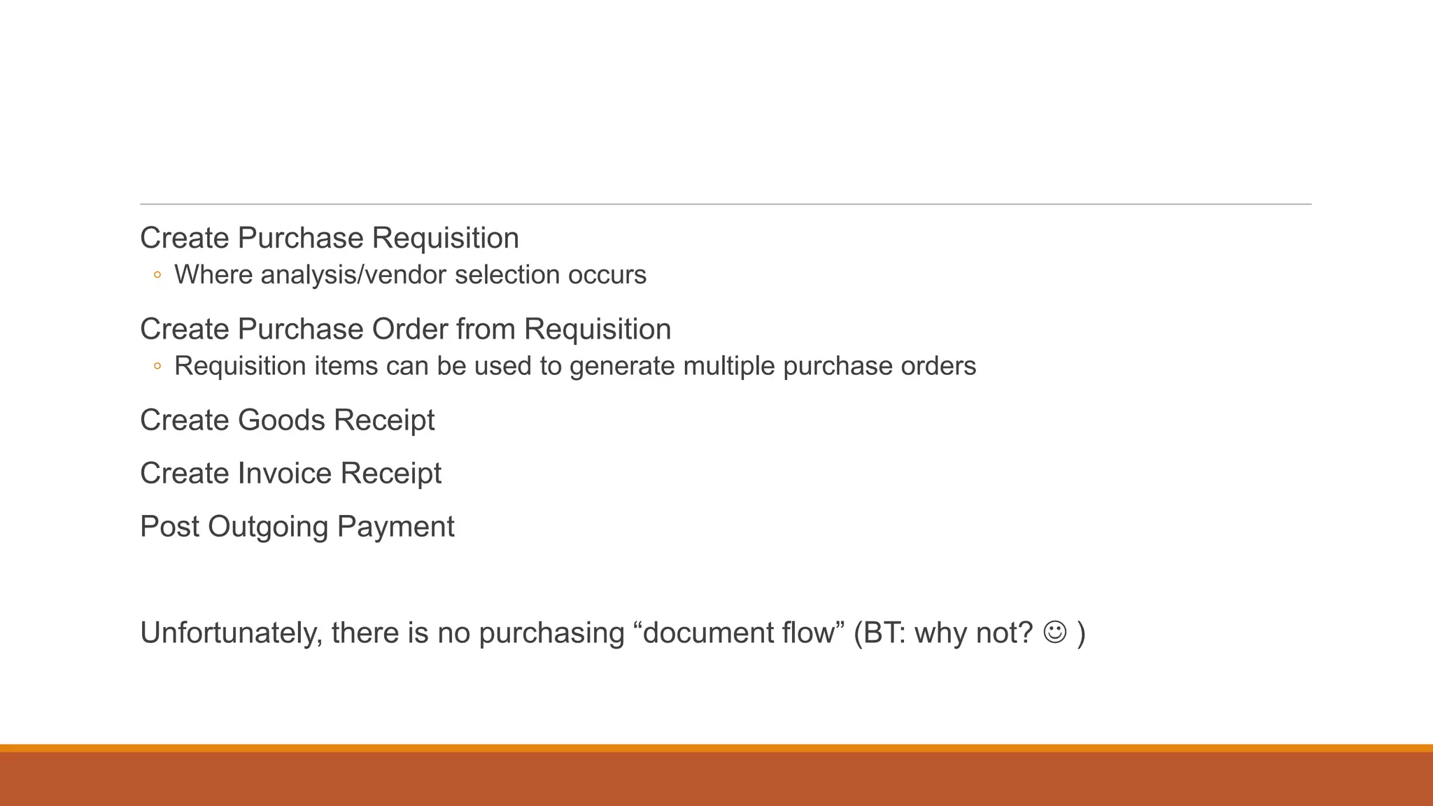 Sap business one purchase process | PPTX