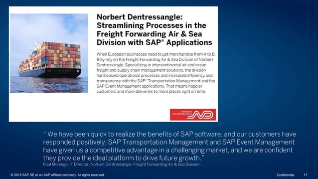 Sap logistics and order fulfillment strategy | PPTX