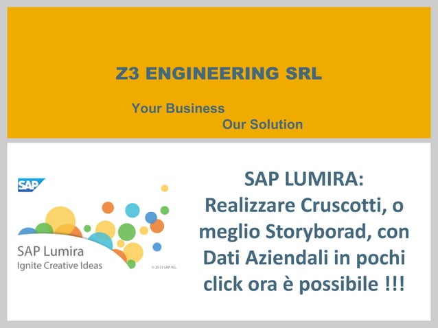 Sap lumira | PPT