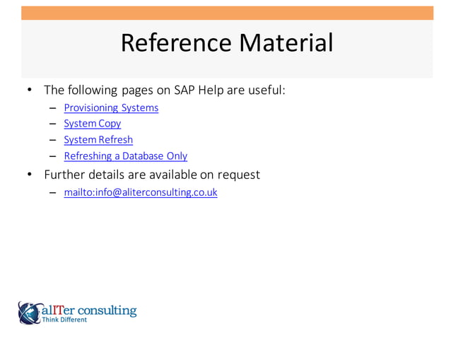 SAP LVM Post Copy Automation Integration | PPT