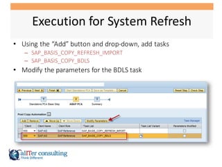 SAP LVM Post Copy Automation Integration | PPT