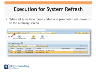 SAP LVM Post Copy Automation Integration | PPT