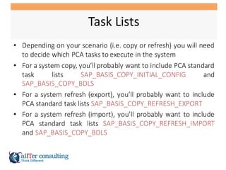 SAP LVM Post Copy Automation Integration | PPT