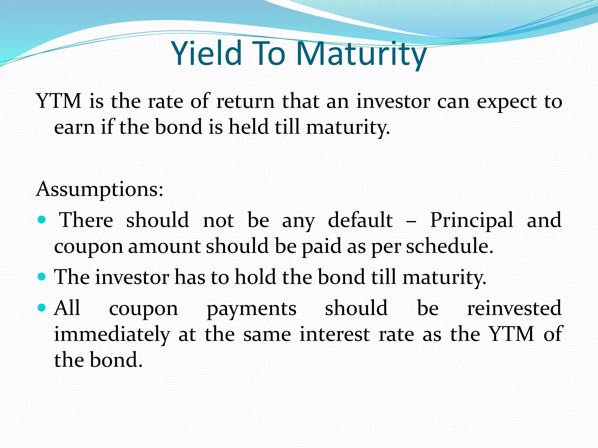 Security Analysis - Bond-Return_and_Valuation | PPTX | Stocks and Bonds ...