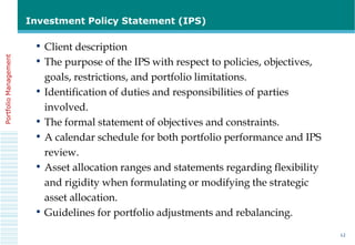 introduction to portfolio management | PDF