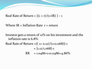 Security Analysis and Portfolio Management - Investment-and_Risk | PPTX