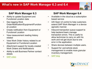 SAP MAM and FS Roadmap Webinar ODS - Nov 2016 | PPT