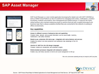 SAP MAM and FS Roadmap Webinar ODS - Nov 2016 | PPT