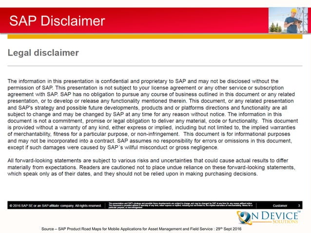 SAP MAM and FS Roadmap Webinar ODS - Nov 2016 | PPT