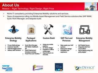 SAP MAM and FS Roadmap Webinar ODS - Nov 2016 | PPT