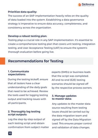 SAP Managed Services Best Practices and Implementation Strategies | PDF