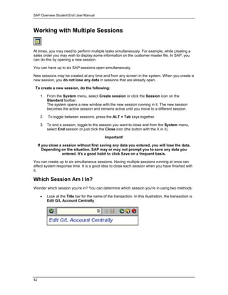 Sap manual | PDF
